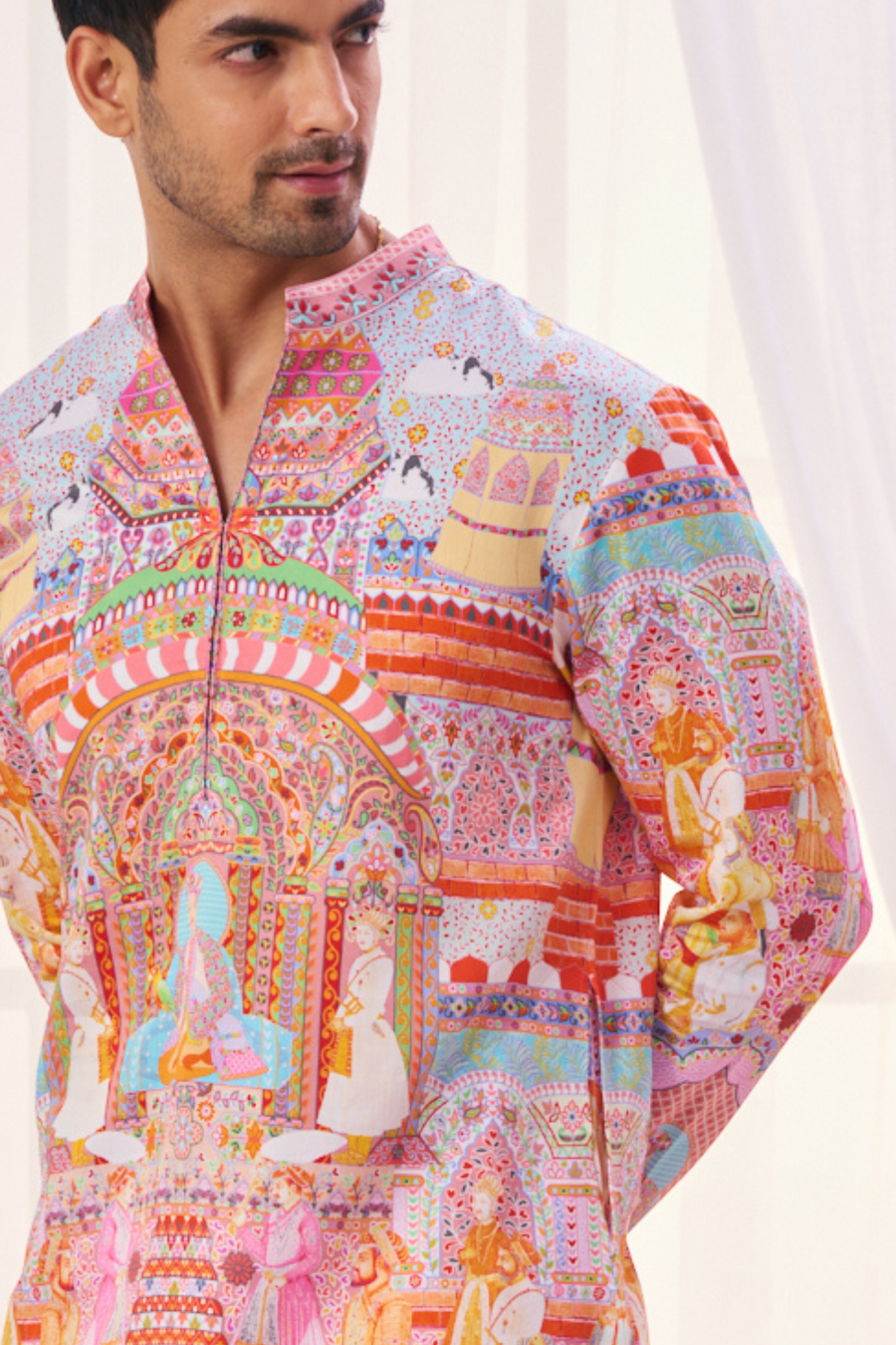 Shop Royal Raj Darbar Printed Kurta Pajama Set – Taroob.in